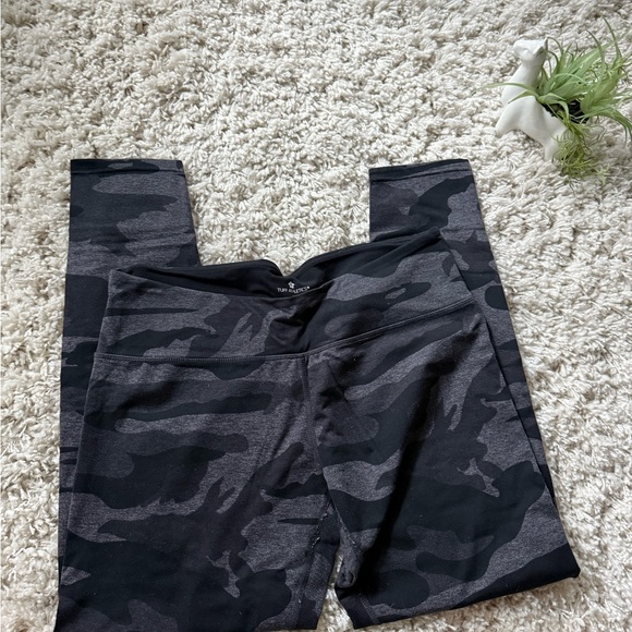 Tuff Athletics | Pants & Jumpsuits | Tuff Athletics Black Camo Workout ...